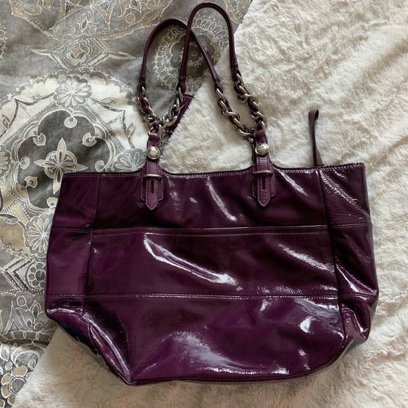 Coach | Bags | Coach Plum Handbag | Poshmark